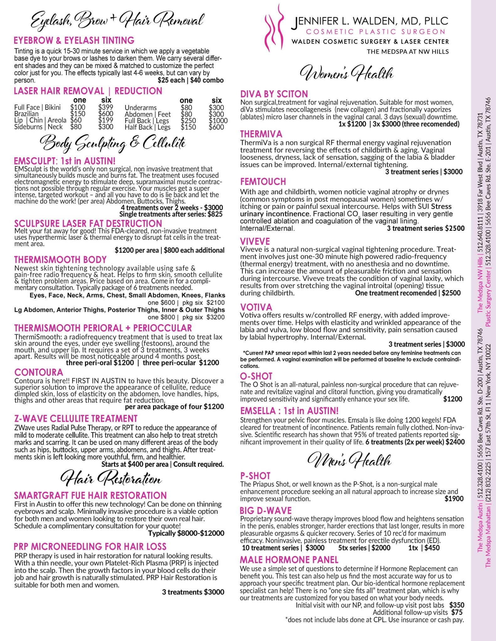 The MedSpa at Walden Cosmetic Surgery and Laser Center | Austin, TX