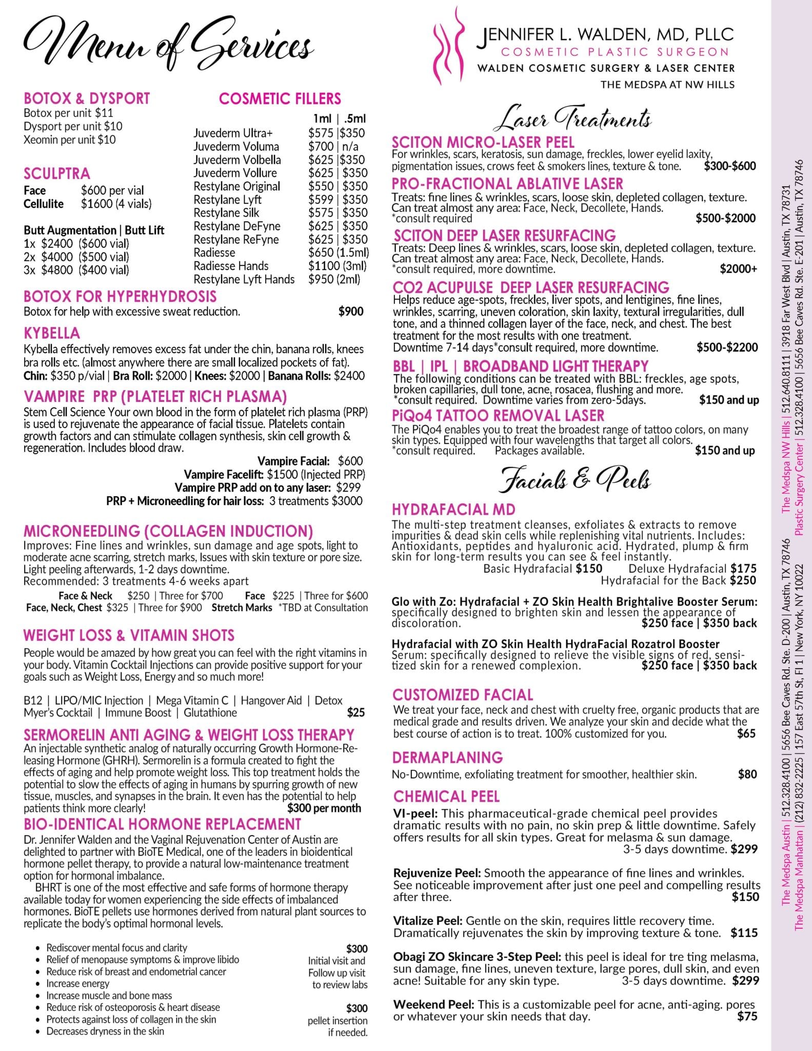 The MedSpa at Walden Cosmetic Surgery and Laser Center | Austin, TX